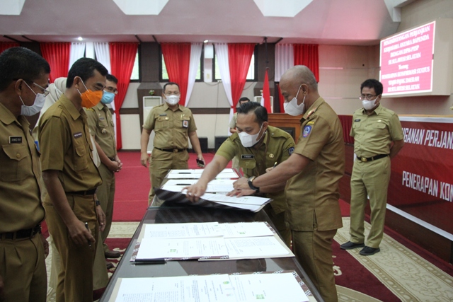 Bapenda Sulsel Teken PKS KSWP dengan Kabupaten/Kota di Sulsel